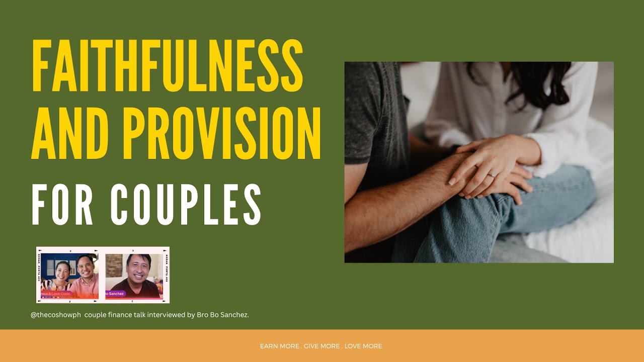 FAITHFULNESS AND PROVISION FOR COUPLES - YouTube