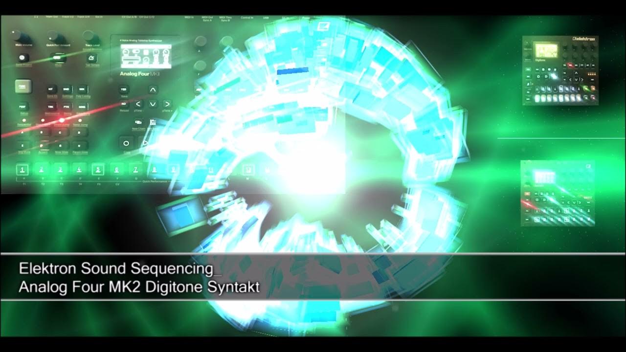 Analog Four MK2 / Digitone / Syntakt - Elektron Sound Sequencing - YouTube
