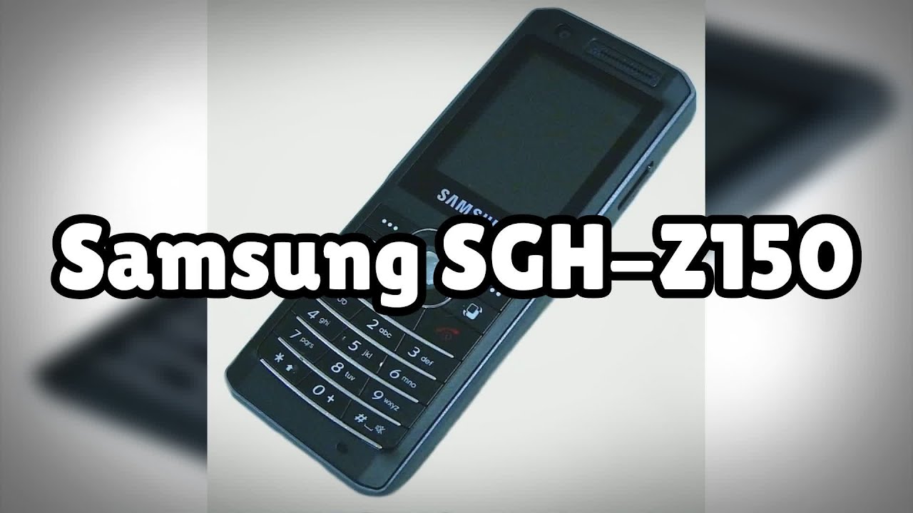 Photos of the Samsung SGH-Z150 | Not A Review! - YouTube