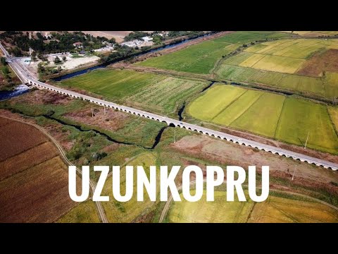The World's Longest Stone Bridge: UZUNKOPRU / Aerial Cinematic Footage DJI MAVIC MINI