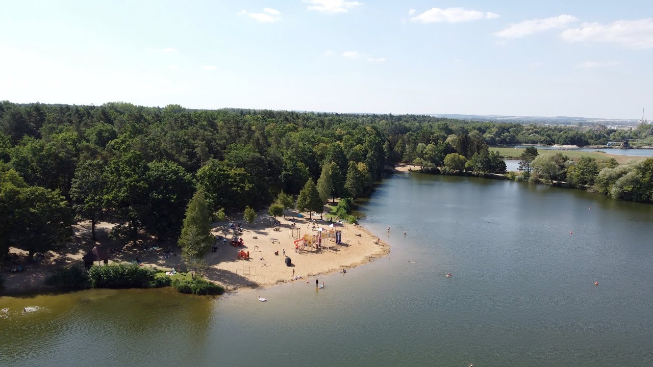 Schweinfurt Baggersee summer 4k - YouTube