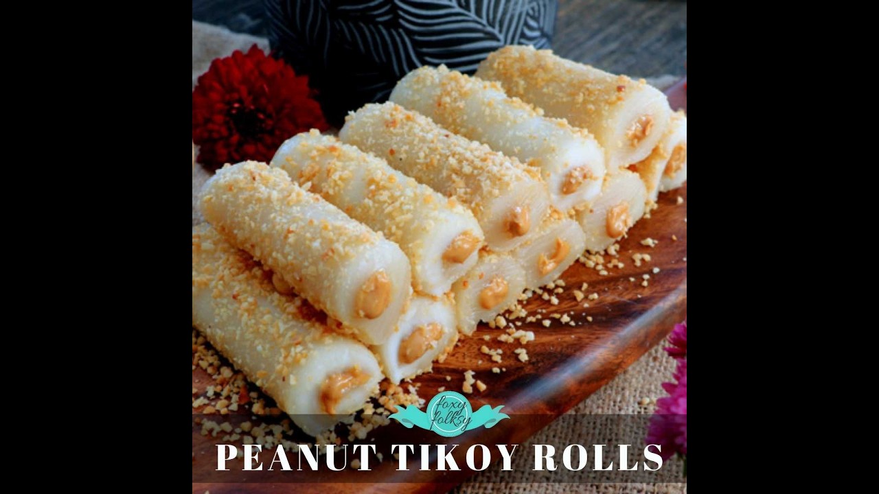 Peanut Tikoy Rolls | Easy Chinese New Year Tikoy Dessert - YouTube