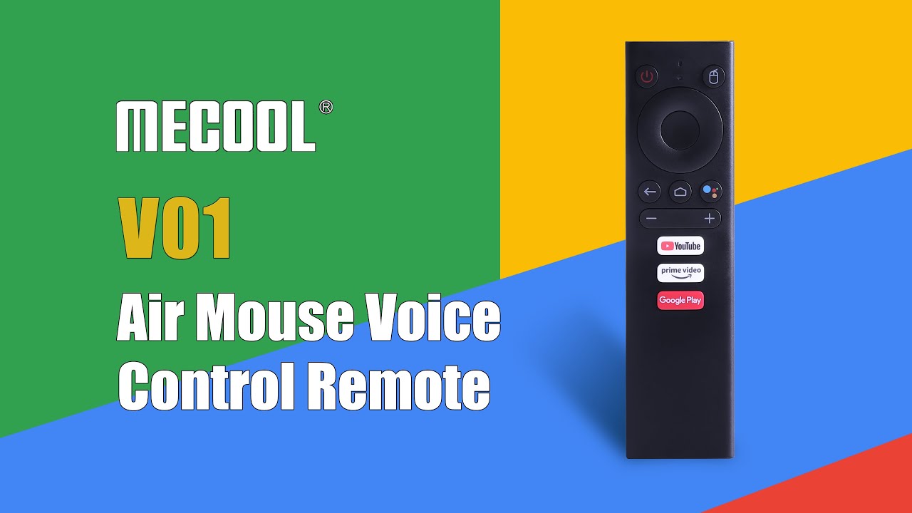 MECOOL V01 Air Mouse Voice Control Remote l MECOOL Android TV Box - YouTube