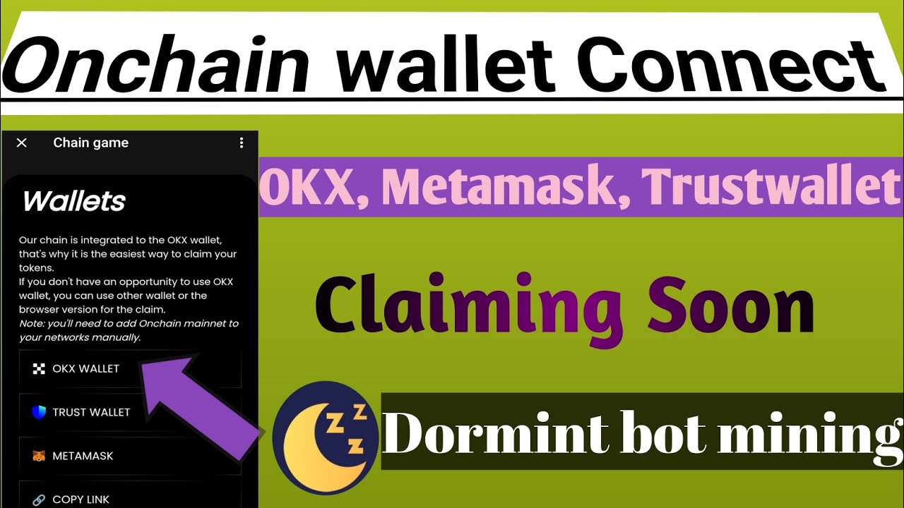 Onchain wallet Connect// OKX wallet connect Onchain// Dormint bot mining. - YouTube