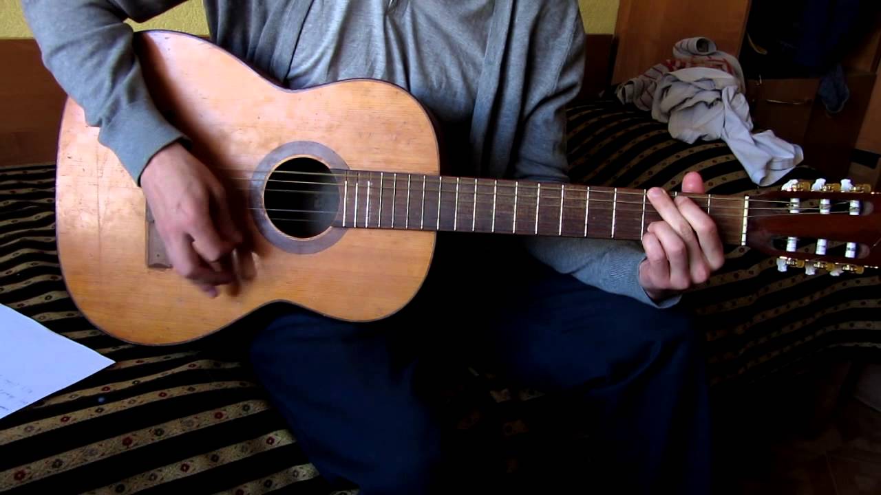Taylor vintage 5 string guitar - YouTube