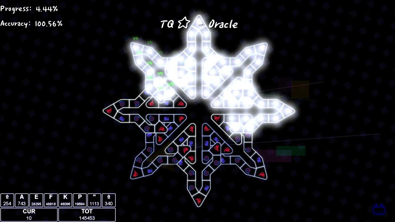 [ADOFAI custom] TQ☆ - Oracle [17] 클리어 - YouTube