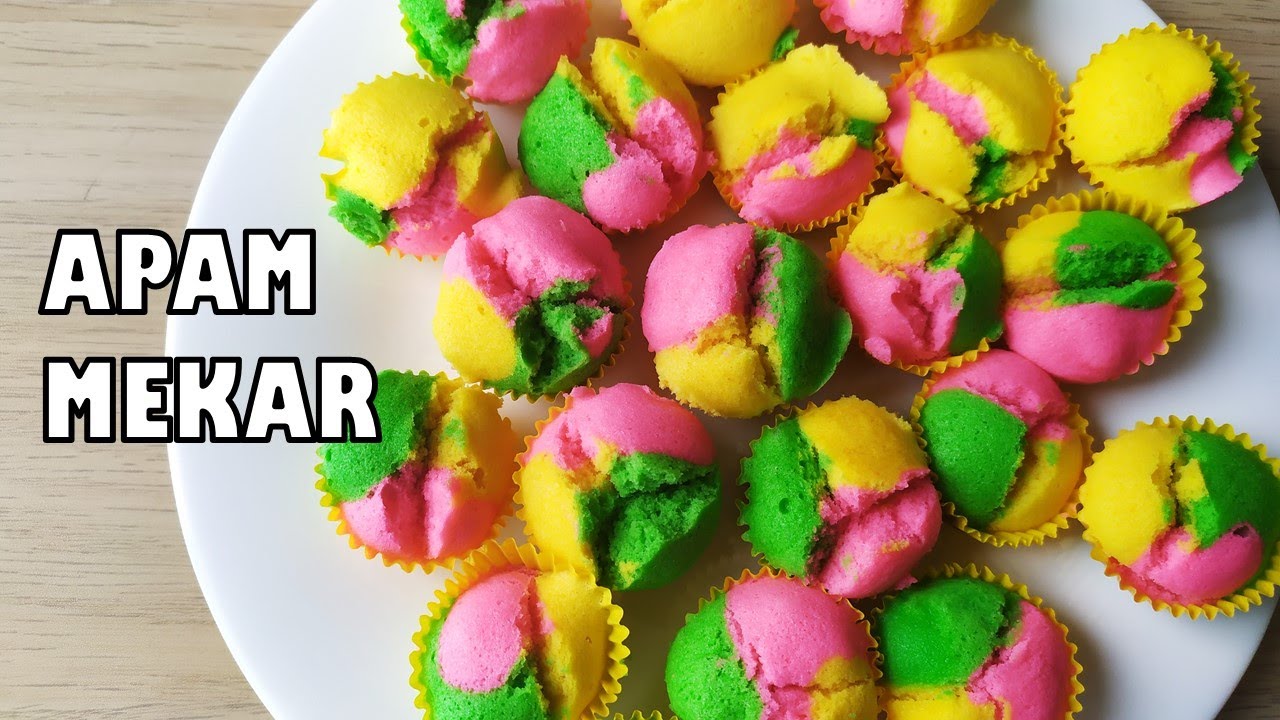 Apam Mekar Ais Krim Soda Gebu & Lembut - YouTube