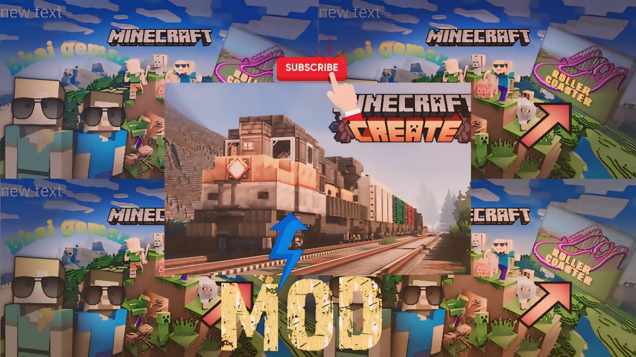 Indain Train Mod Minecraft | Train Mod DOWNLOAD | Minecraft Mods - YouTube