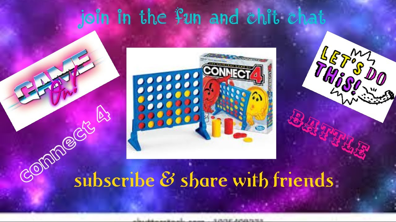 Saturday night chit chat and Connect 4 - YouTube