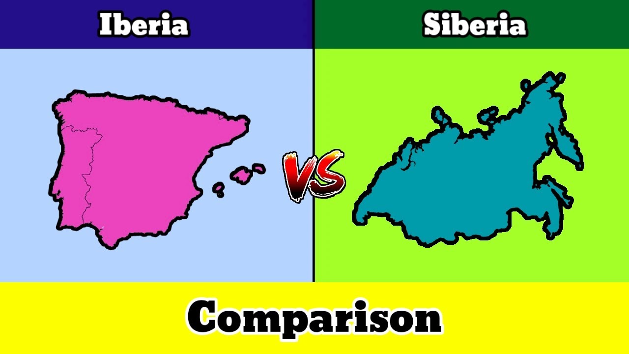 Let's Compare Iberia VS Siberia | Country Comparison | Data Duck - YouTube