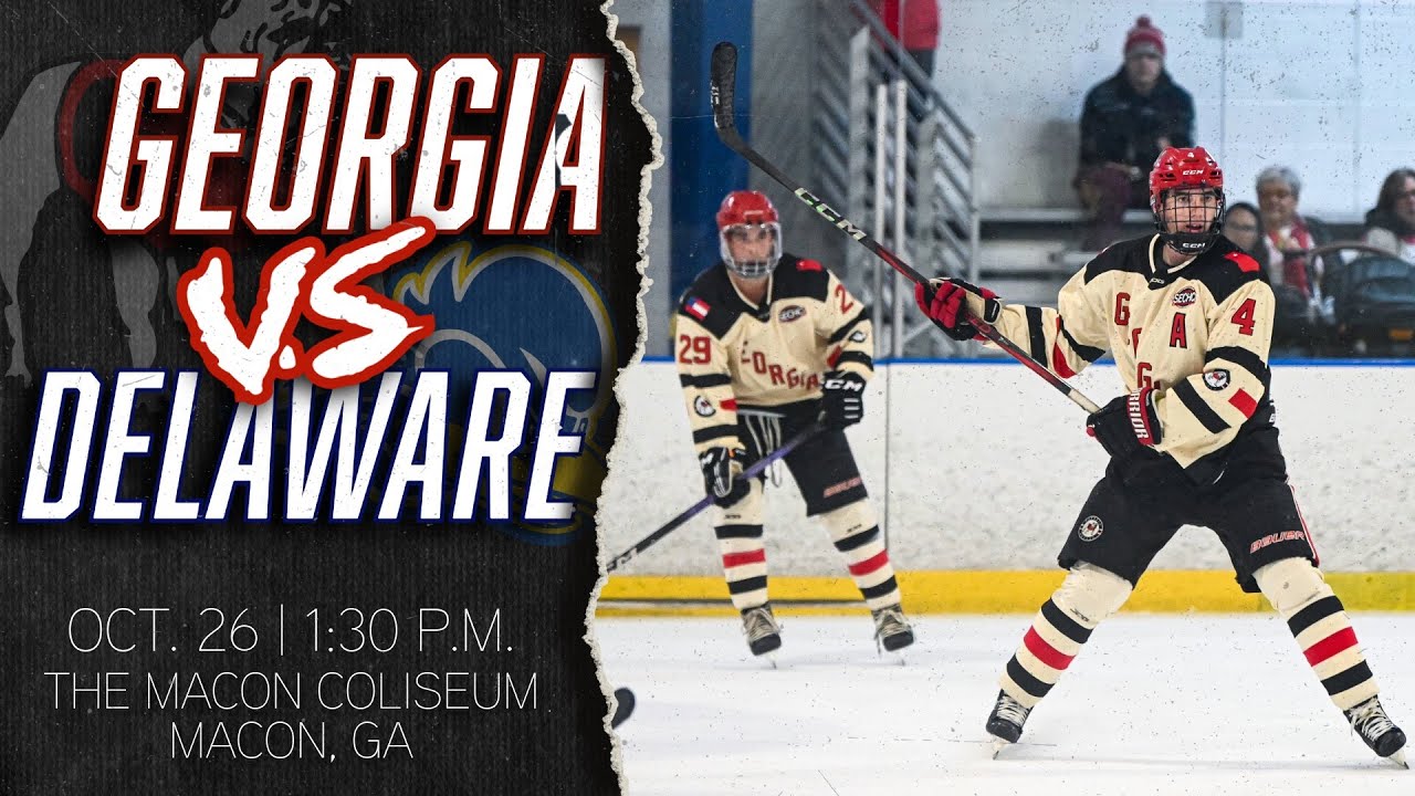UGA Ice Dawgs vs. Delaware Blue Hens -- UGA Hockey (10/26/24) - YouTube