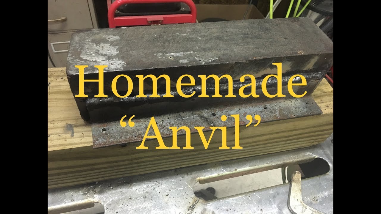 Homemade Anvil out of a Chunk of Steel - YouTube