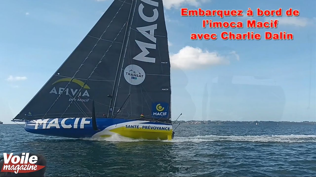 En direct de l'IMOCA MACIF Santé Prévoyance ! A la barre, un skipper ...