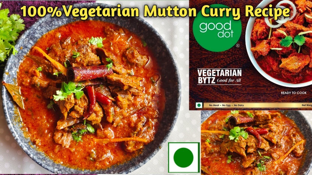 Try 100% Vegetarian Meat First Time | GOOD DOT VEG BYTZ Review & Recipe ...