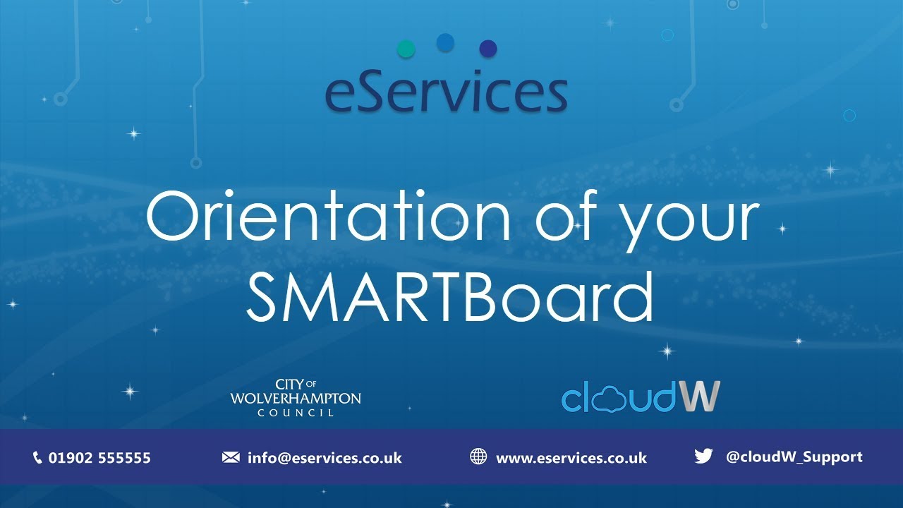 Orientation of your SMARTBoard | Tutorial - YouTube