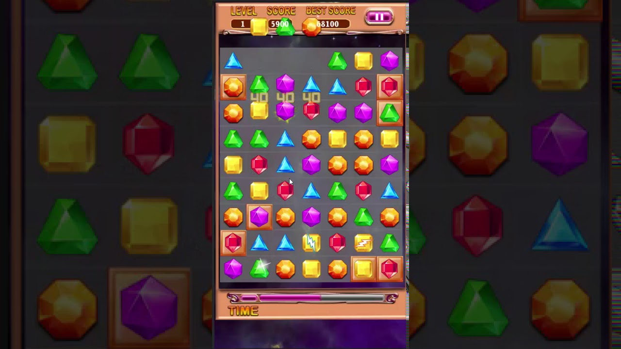 Jewels Diamond - ANDROID - HD Game - Bejeweled - YouTube