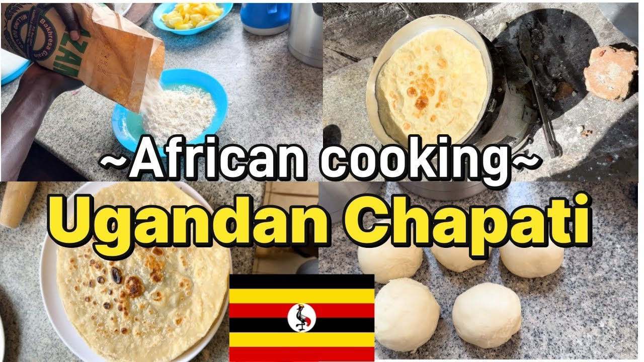 How to make chapati! 🇺🇬 ~Ugandan popular street food~ #africanfood # ...