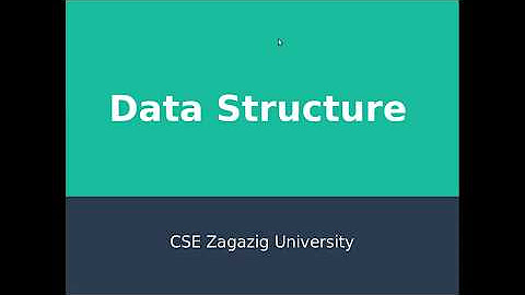 CSE Zagazig University - Data Structure - YouTube