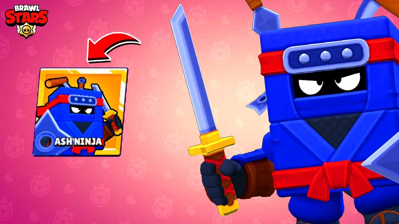 GANHEI A SKIN "ASH NINJA", A SKIN INSANA DO BRAWL PASS NO BRAWL STARS ...