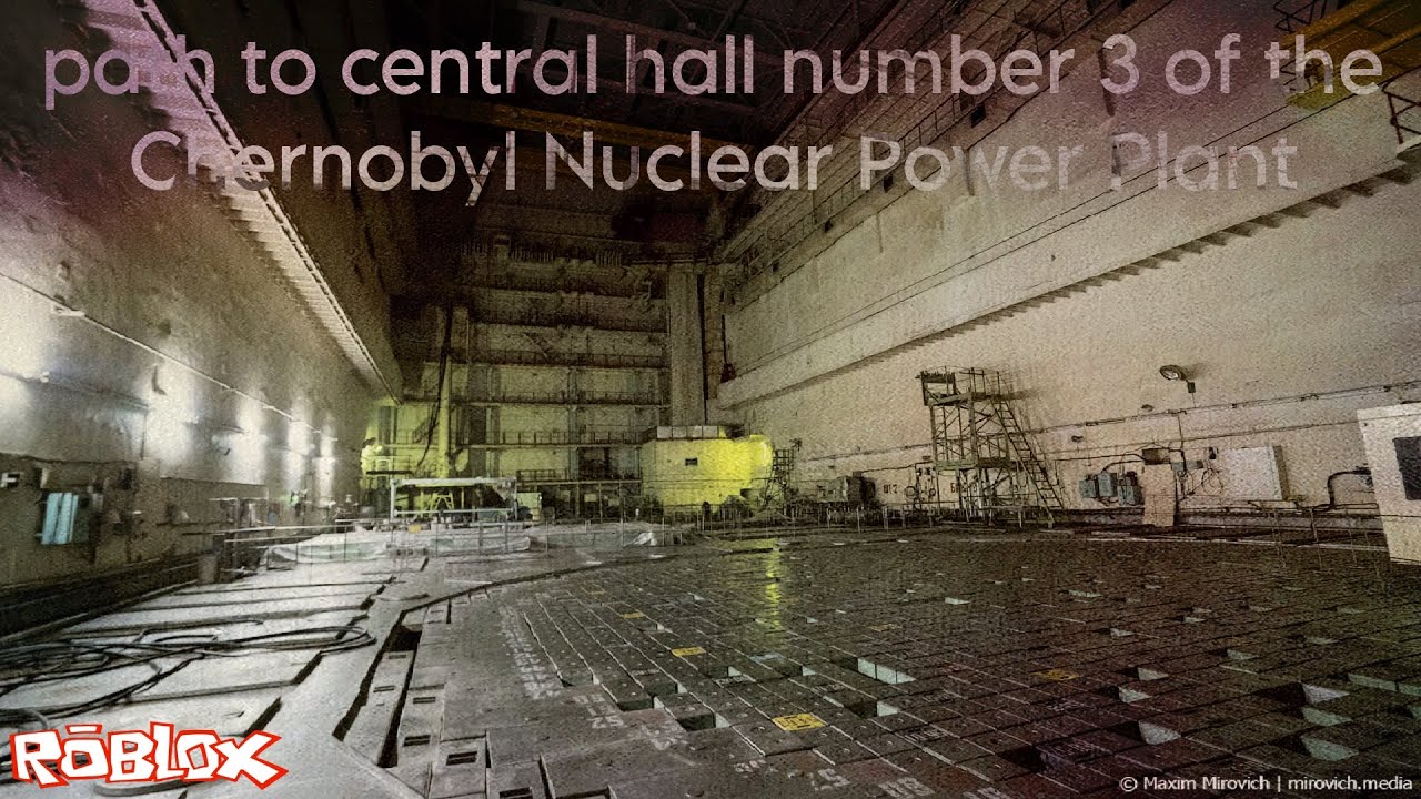 путь к центральному залу третьего энергоблока / chernobyl unit 3 / CNPP ...