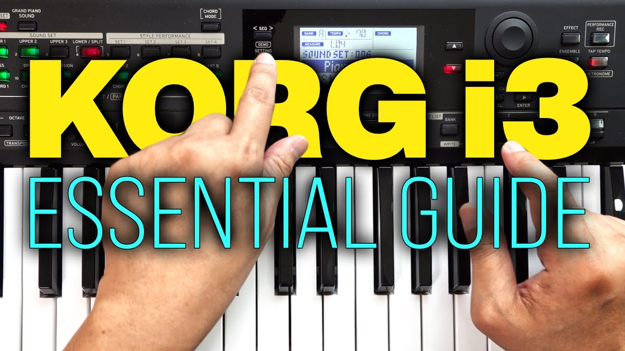 KORG i3 - 27 ESSENTIAL Operations New Owners Need to Know - YouTube