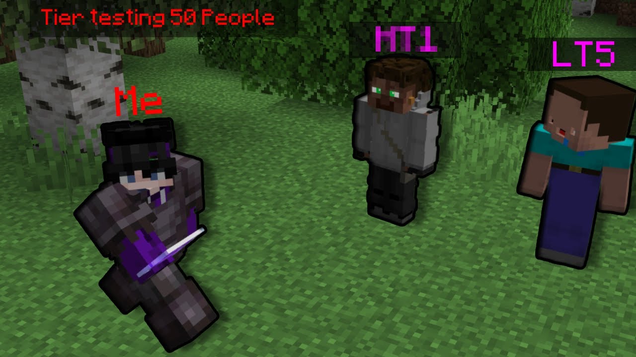 Tier Testing 50 Players In Crystal PvP (Part 1) - YouTube