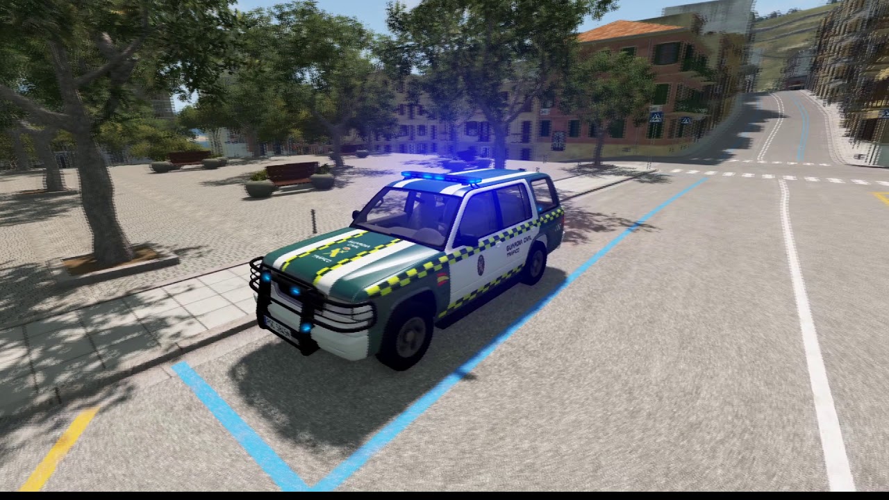 BeamNG Spanish Police Siren Pack - YouTube