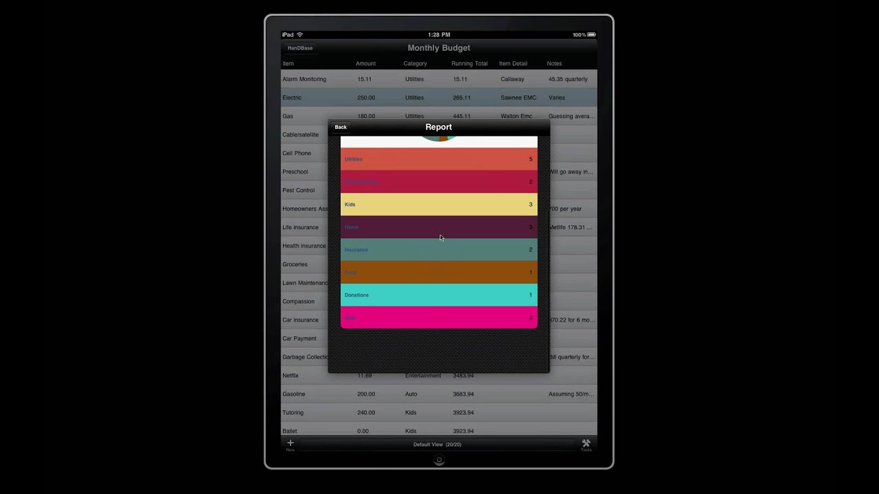 HanDBase for iPad Overview - YouTube