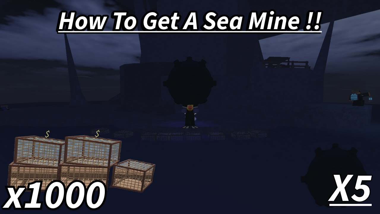 How To Get Infinite Sea Mines !!! In Fisch Roblox !!! - YouTube