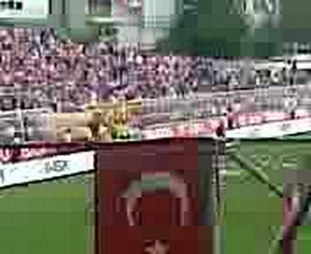 ANTALYASPOR-istanbulspor maçı balkondan meşaleler