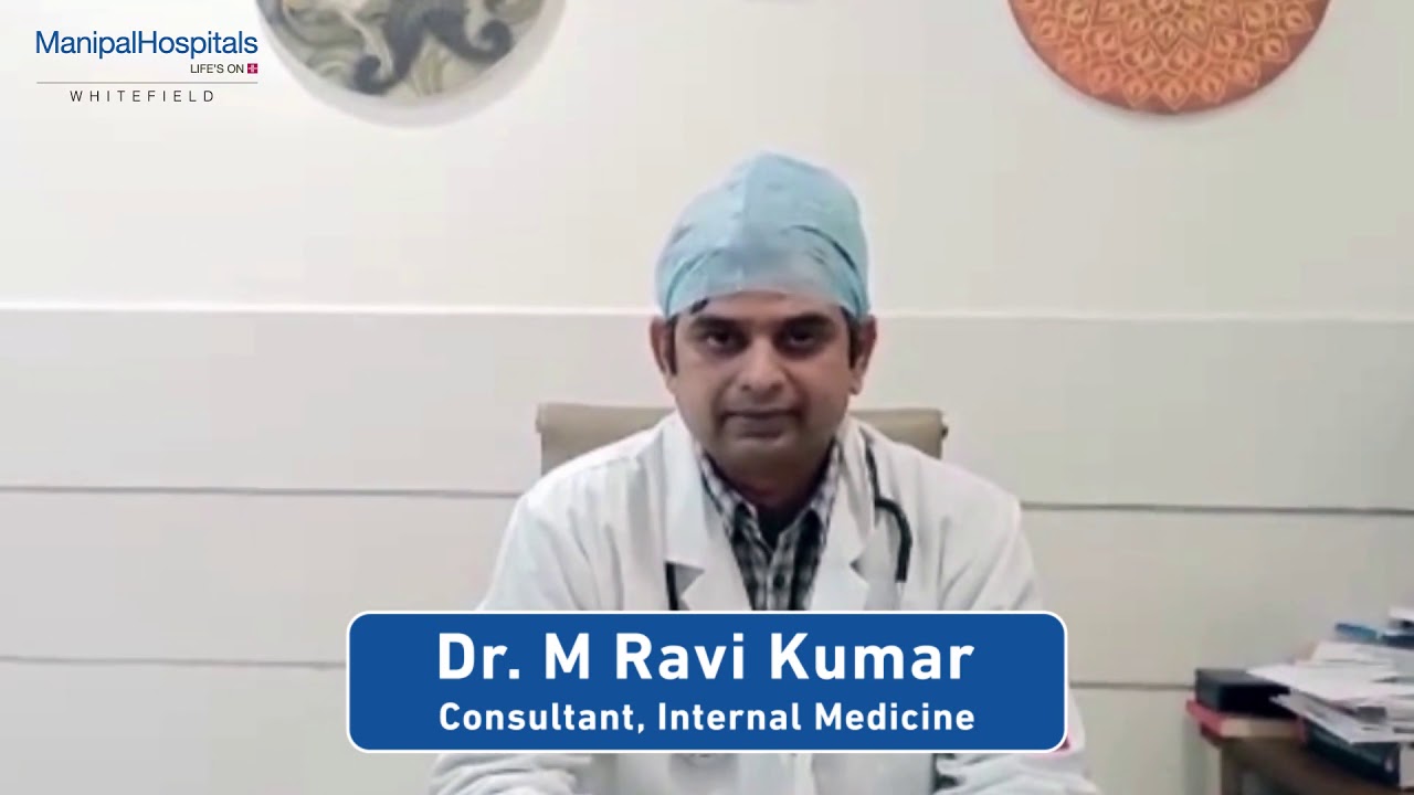 Dr. M Ravi Kumar | Staying healthy during Covid-19 | Manipal Hospitals ...