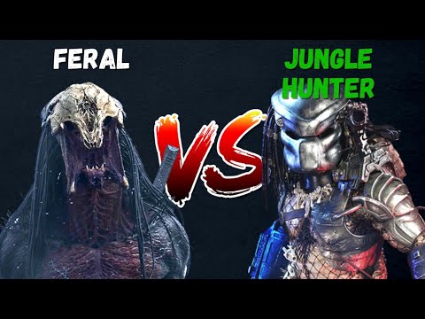 Feral VS Jungle Hunter | PREDATOR FIGHT | WHO WINS? (PREY) - YouTube