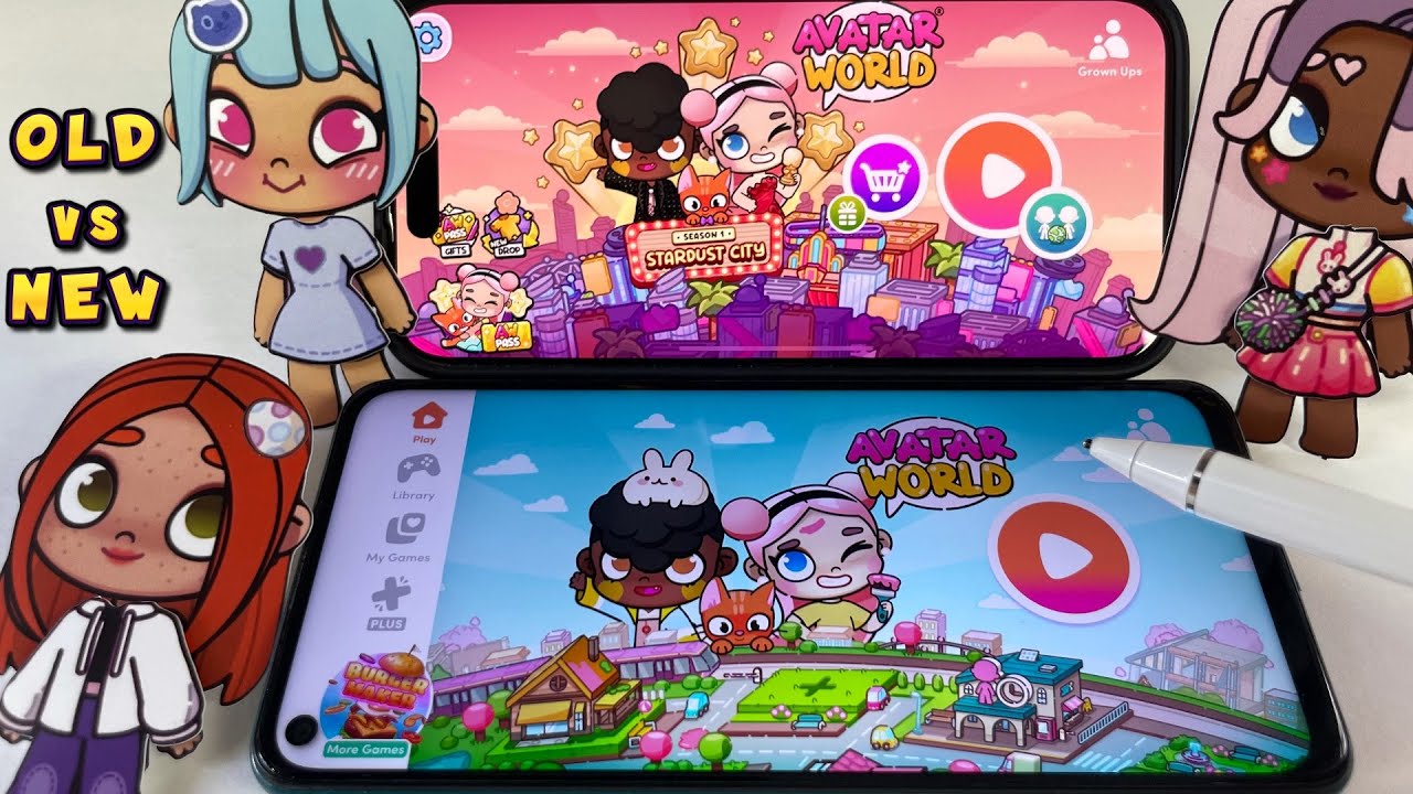 🤩OLD vs NEW Avatar World? The oldest version 🤩1.18 Version Comparison ...
