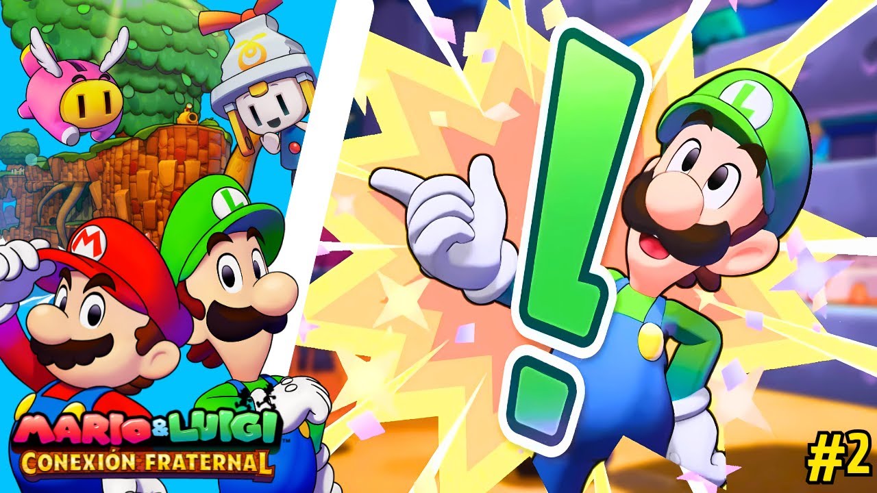 LUIGI Y SUS IDEAS!!🤔-Mario y Luigi Conexión Fraternal-CAP 2 - YouTube
