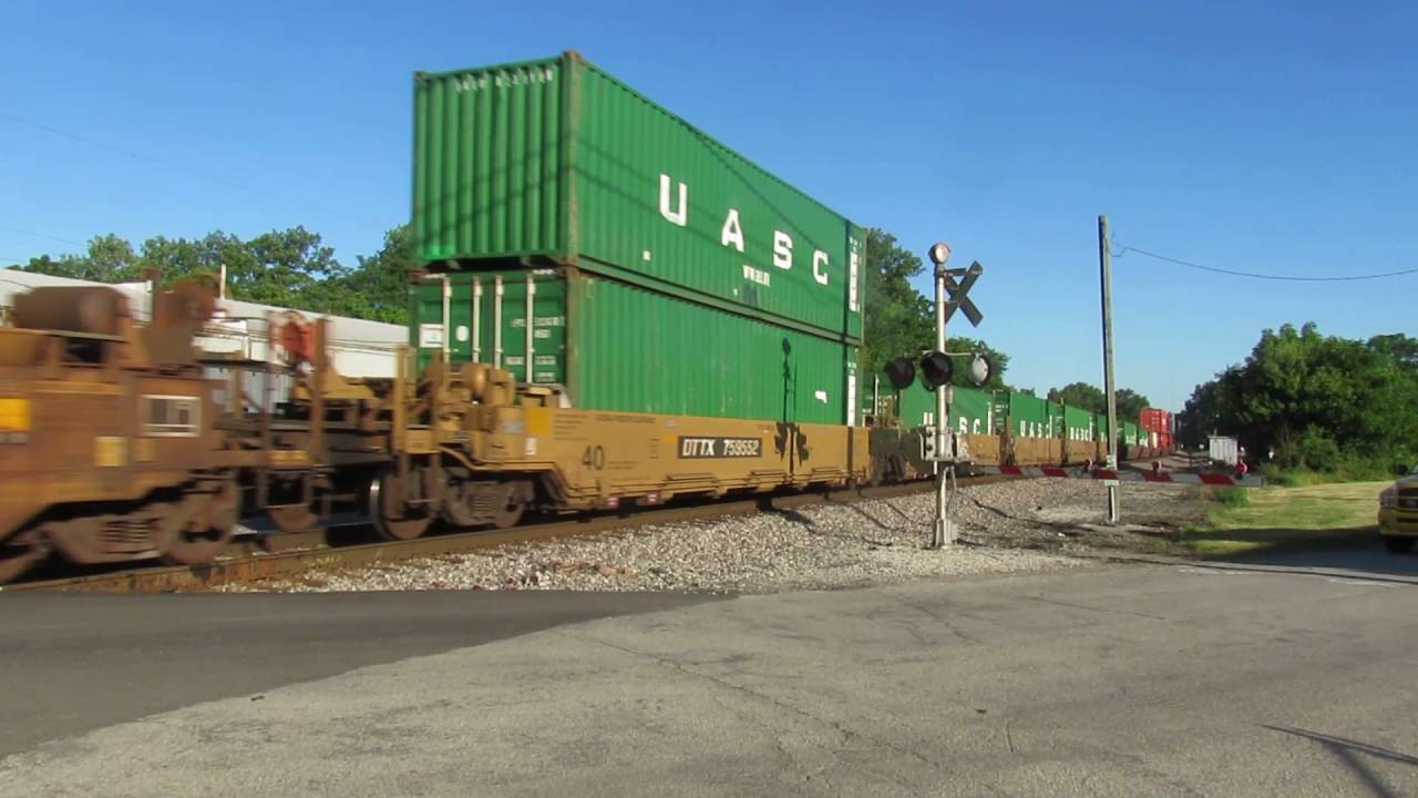 NS WB Hotshot intermodal 6/21/16 - YouTube