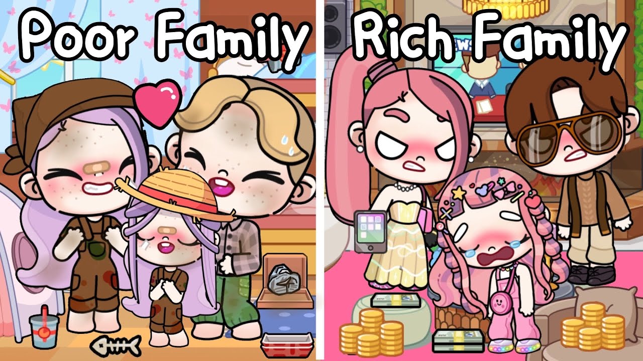 Poor Family VS Rich Family In Avatar World 🏚️💰| Toca Life Story | Toca ...