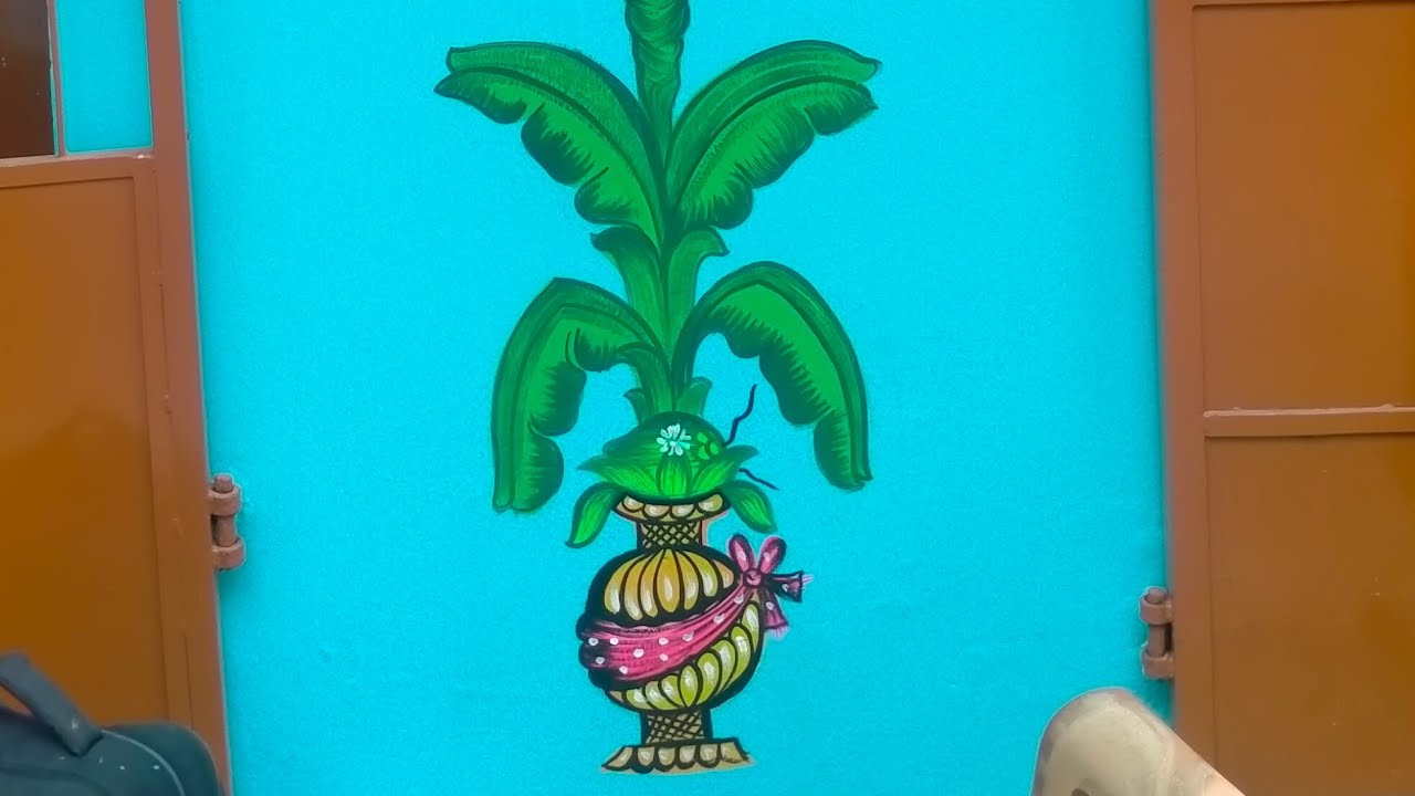 banana tree making | marriage art | wedding art | bahaghara chitra ...