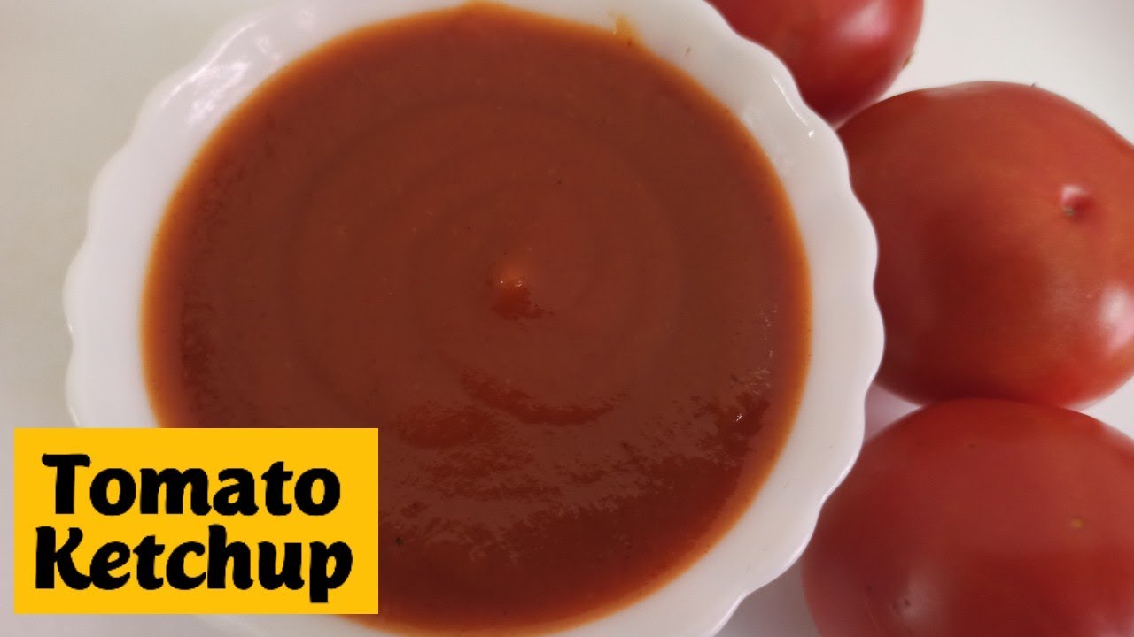 Tomato ketchup Recipe | Homemade Tomato Ketchup | Tomato sauce Recipe ...