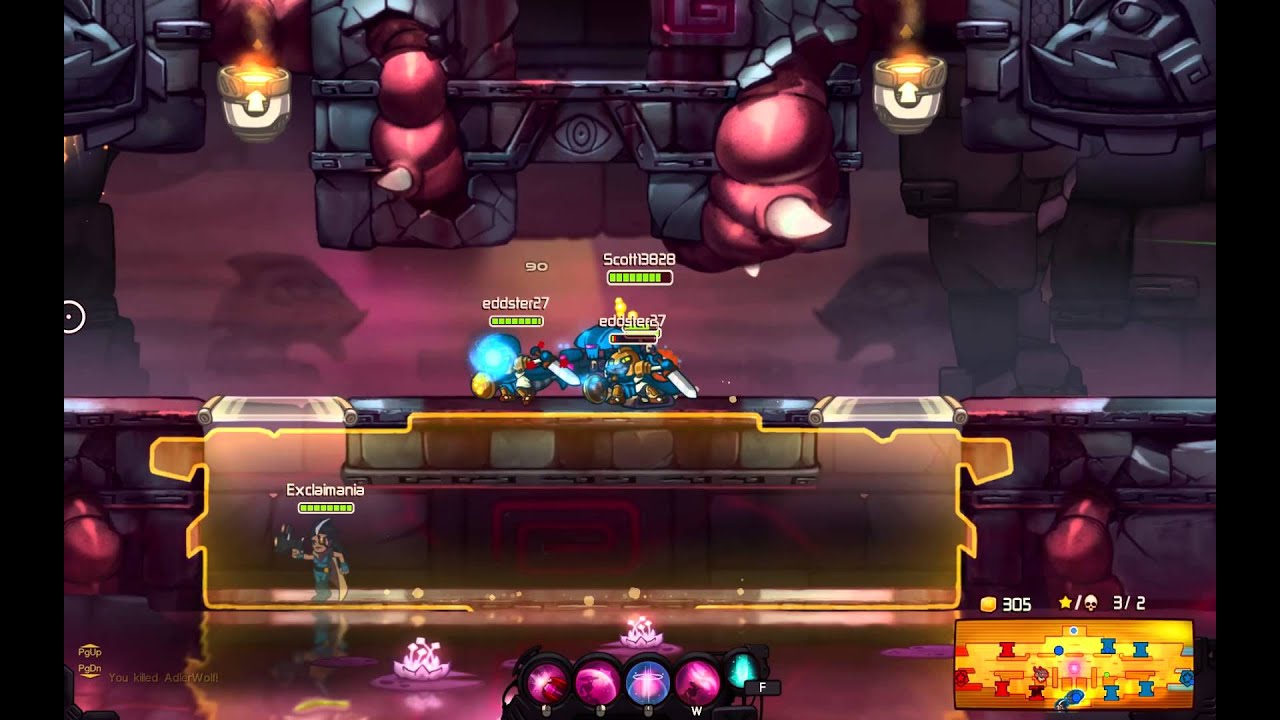 Stacking In Awesomenauts #2 Sentry/ Leon - YouTube