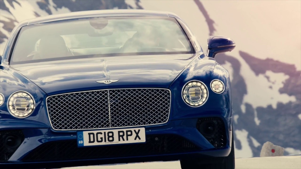 The new Bentley Continental GT in Sequin Blue - YouTube
