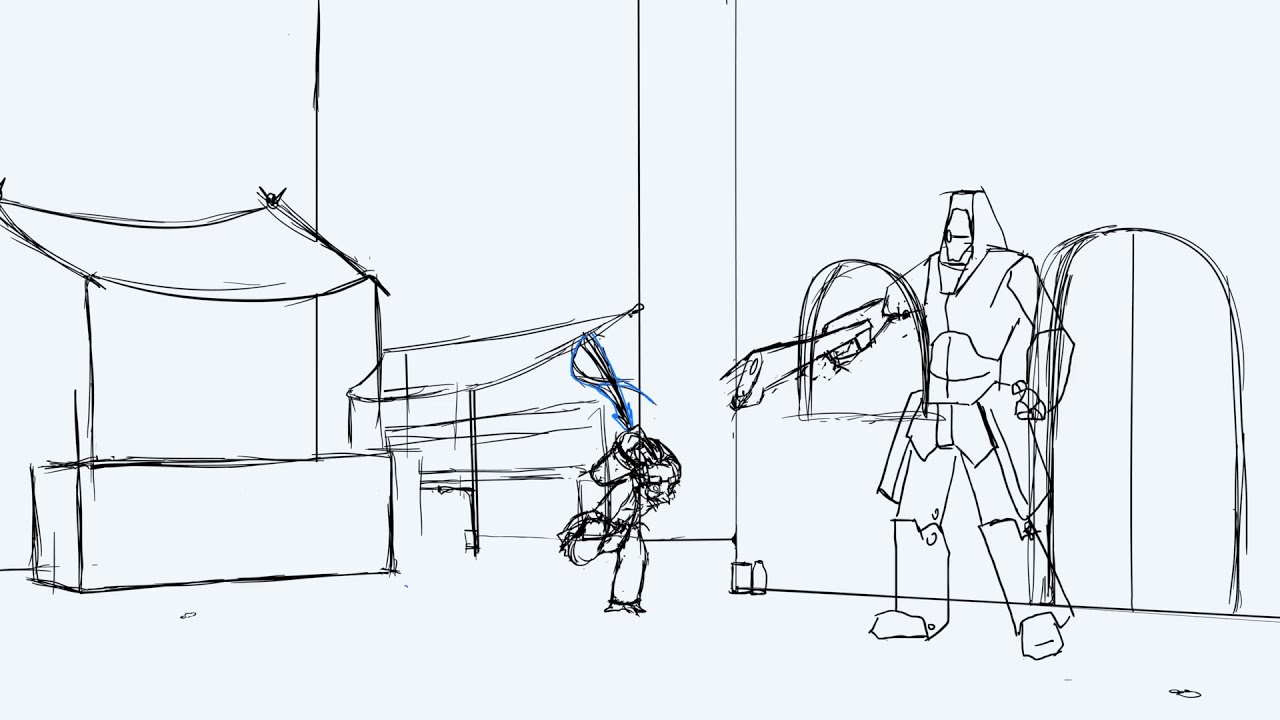 Action animation commission 2 - YouTube