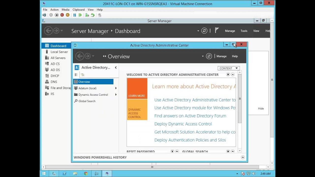 20411C_Mod3_Lab_E1-Configuring Password Policy and Account Lockout Settings - YouTube