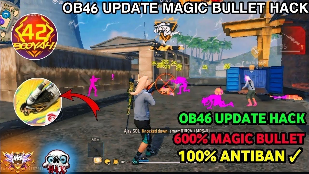 Ob46 Magic Bullet + Hologram | Free Fire Anti-Blacklist Cs & Br Rank Working Data Config File ...