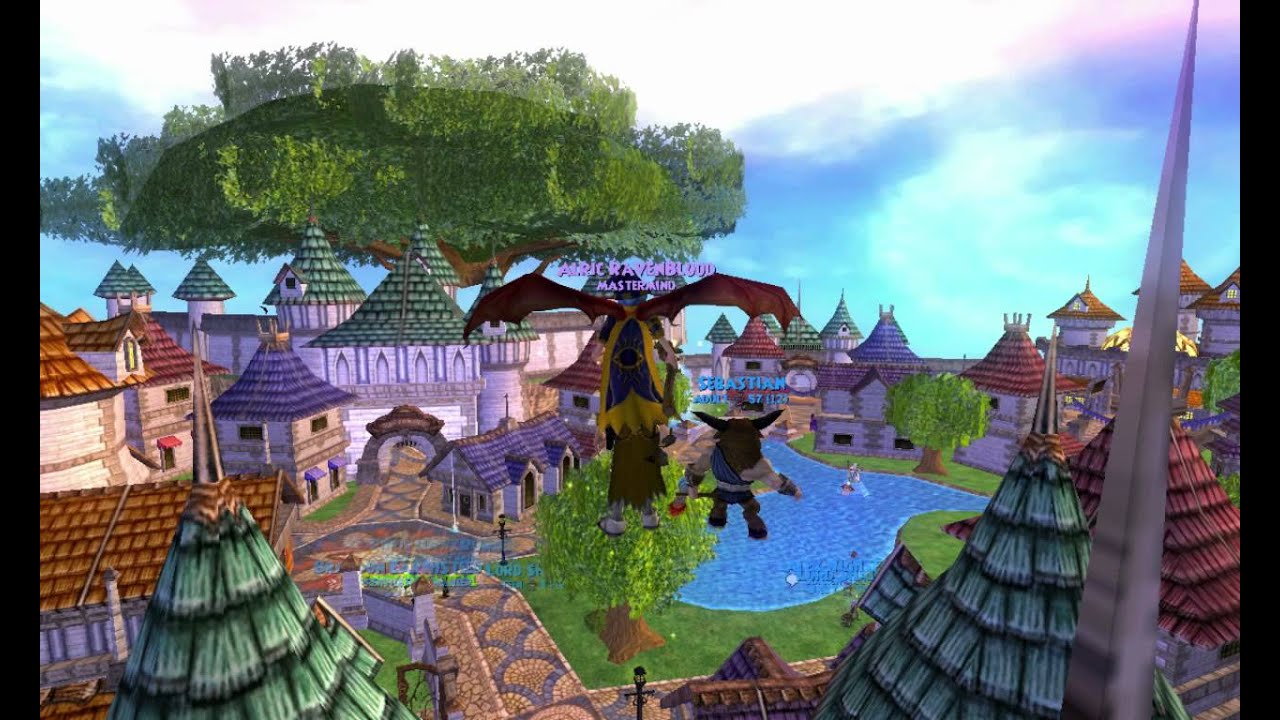 Wizard101: Floating Commons Glitch! - YouTube