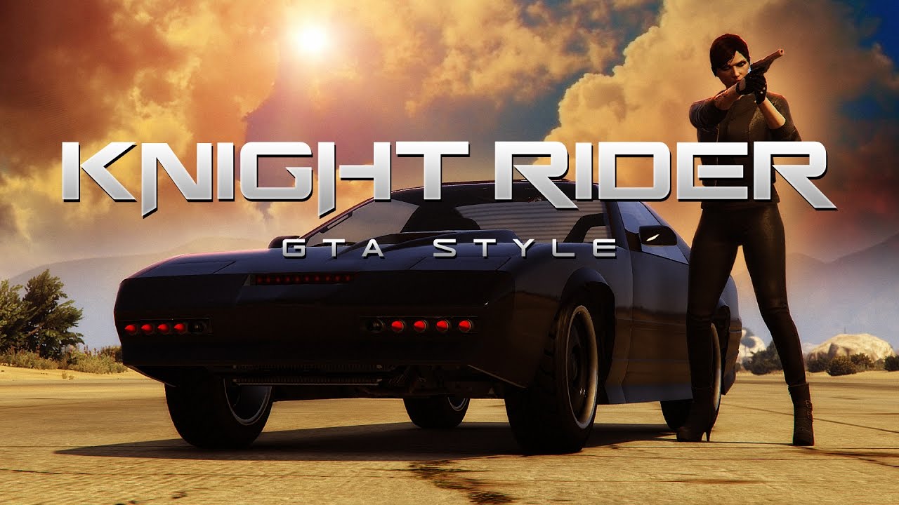 Knight Rider Intro - GTA Style (Rockstar Editor) - YouTube