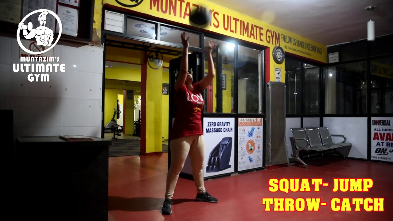 SQUAT - THROW - CATCH with 5 kg medicine ball is an excellent ...