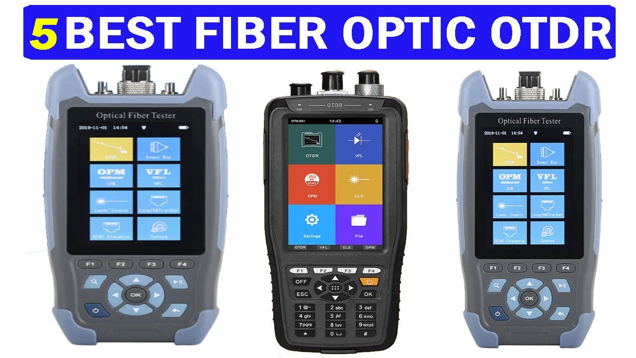 New Best Fiber Optic OTDR | Top 5 Best Fiber Optic OTDR 2025 - YouTube