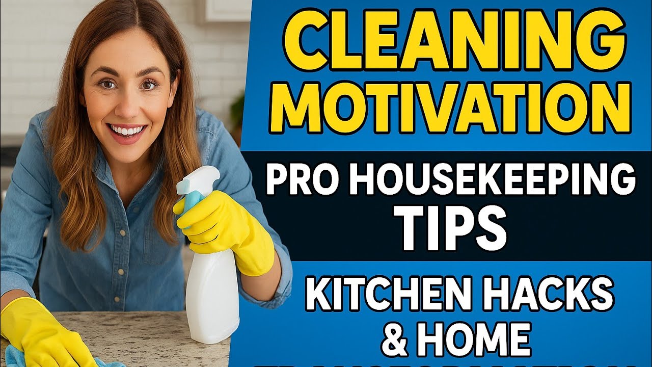 Cleaning Motivation: Pro Housekeeping Tips, Kitchen Hacks & Home ...
