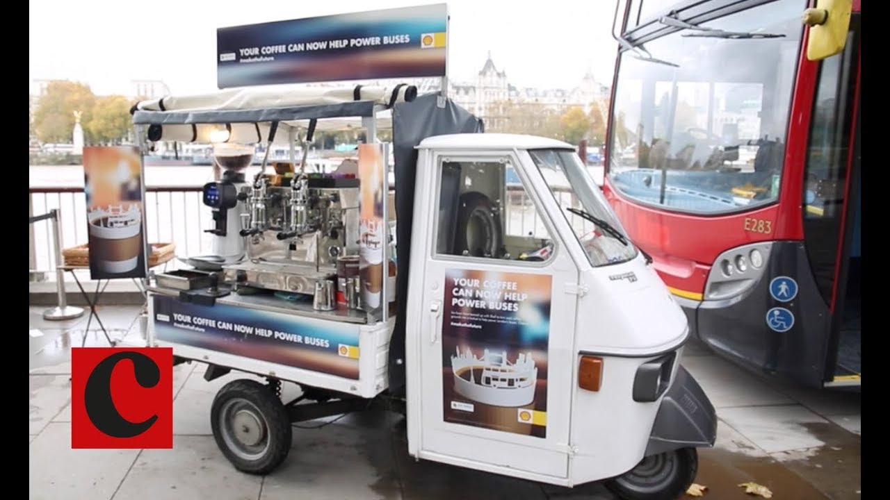 How Shell is fuelling London's buses with coffee - YouTube