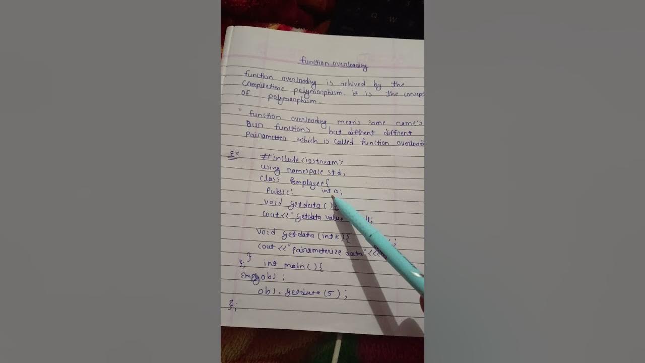 what is function overloading ?? - YouTube